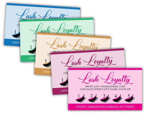 Lash Loyalty Reward Cards | Printit4Less
