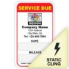 Professional Static Cling Service Label | Printit4Less.com