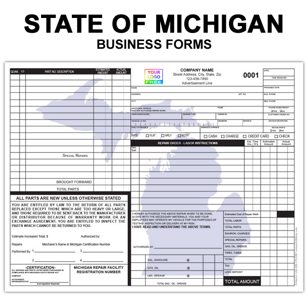 Custom Printed Multipart Business Forms | Printit4Less.com