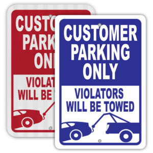 Customer Parking Only Sign | Printit4Less.com