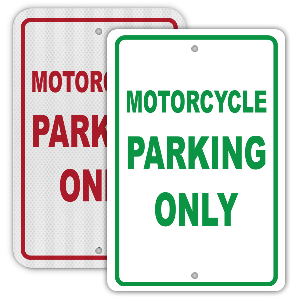 Motorcycle Parking Signs