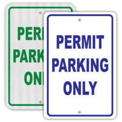 Permit Parking Only Sign | Printit4Less.com