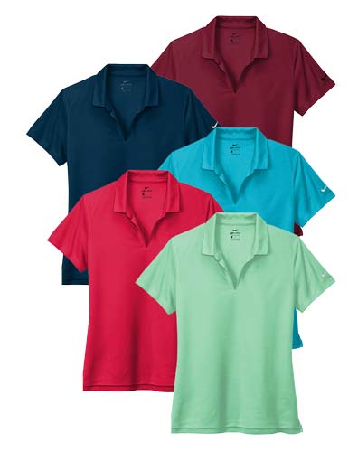 Nike Ladies Dri-FIT Micro Pique Polos 2.0 | Printit4less.com