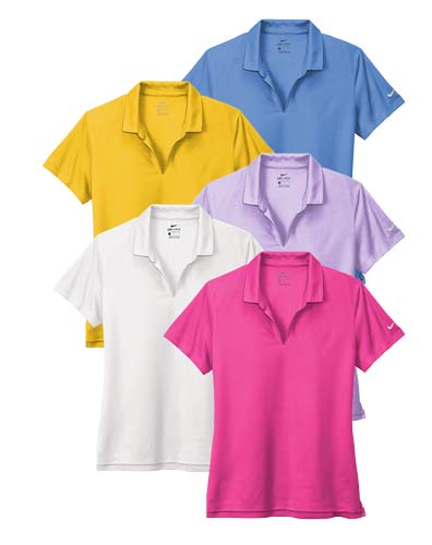 Nike Ladies Dri-FIT Micro Pique Polos 2.0 | Printit4less.com
