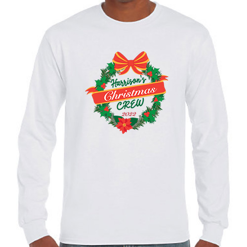 Holiday Shirts with Christmas Wreath | Printit4Less.com