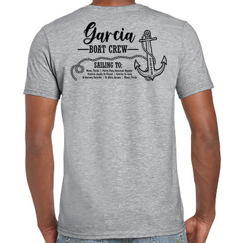 Boat Crew Group Vacation Shirts | Printit4Less.com