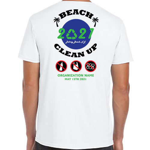 Beach Clean Up Group Volunteer Shirts | Printit4less