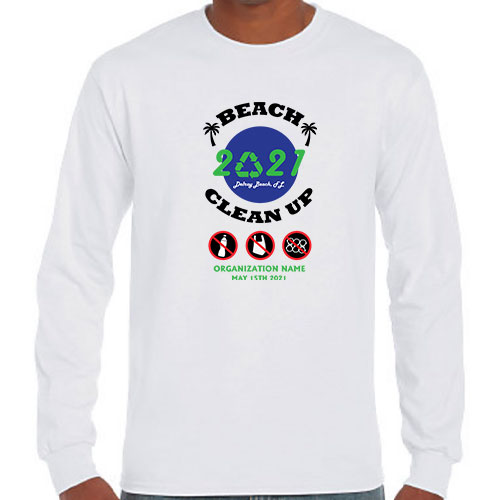 Beach Clean Up Group Volunteer Shirts | Printit4less