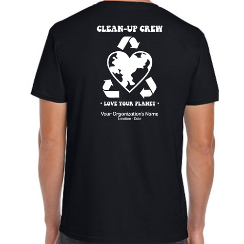 Personalized Environmental Clean Up Crew Volunteer Shirts