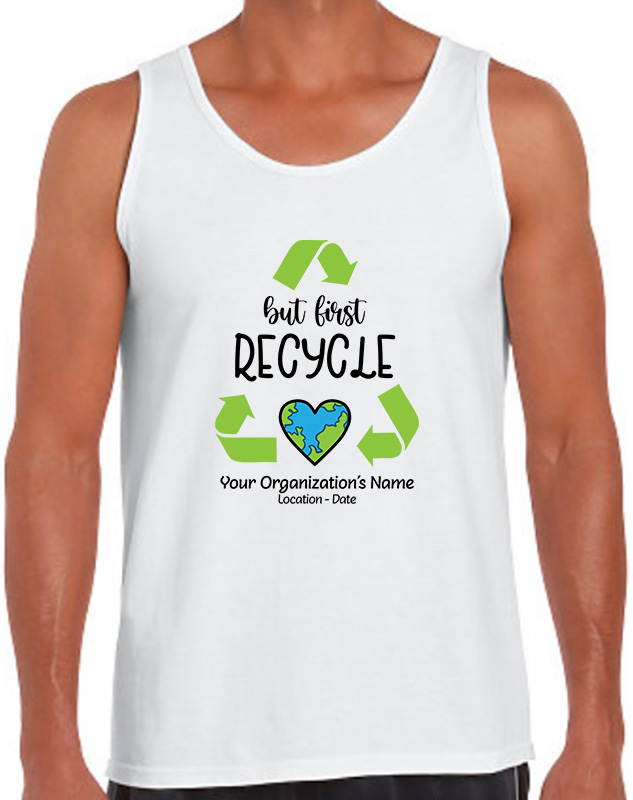Recycle Awareness Custom Volunteer Shirts | Printit4less