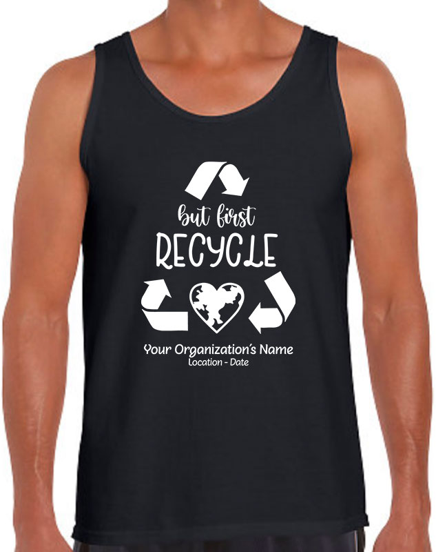 Personalized Recycle Awareness Volunteer Shirts | Printit4less.com