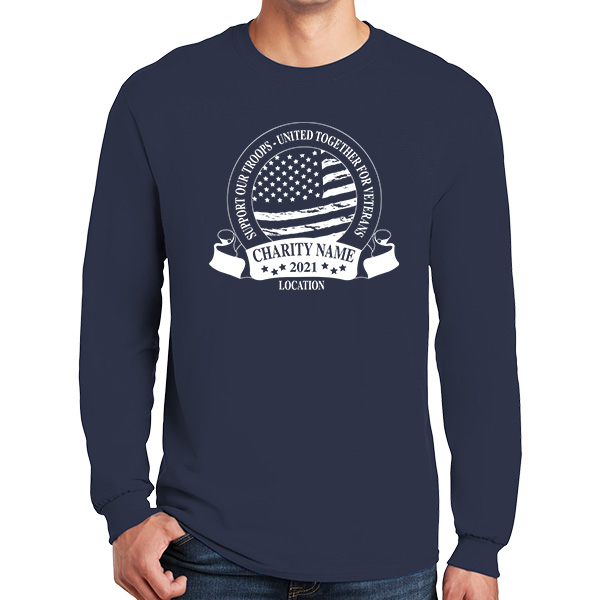 American Veterans Badge Volunteer Shirts | Printit4Less.com