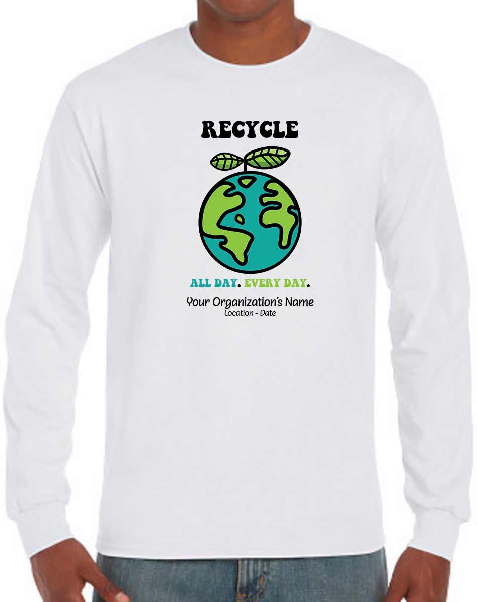 Recycle Every Day Volunteer Shirts | Printit4less