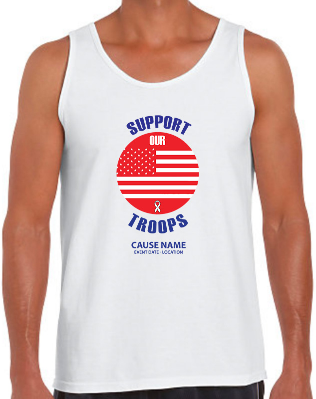 Support Our Troops Causes Volunteer Shirts | Printit4less.com