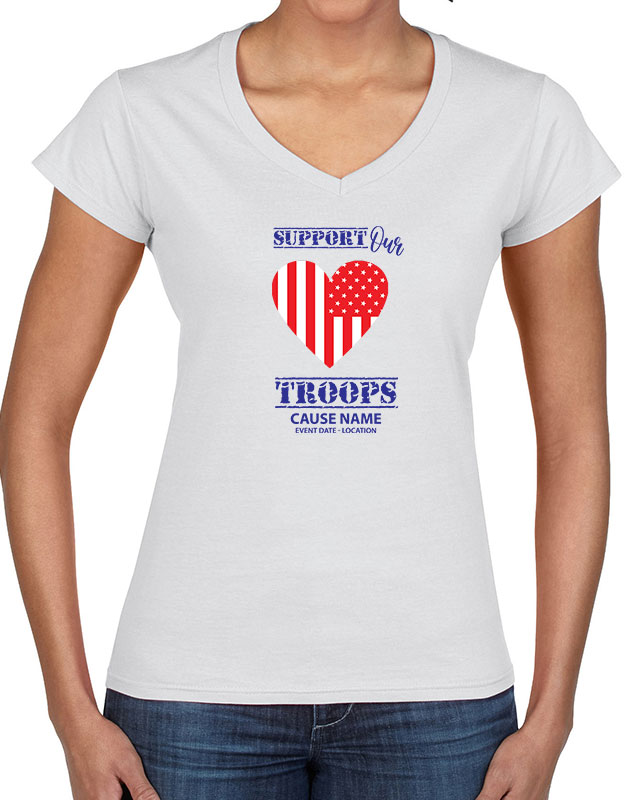 Support Our Troops Volunteer Shirts | Printit4less.com