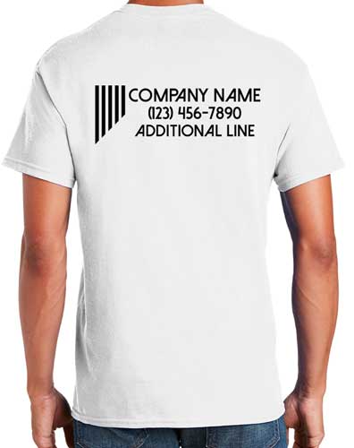 Personalized Company T-Shirts with Generic Logo | Printit4less