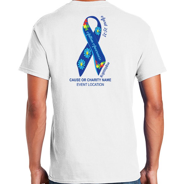 Autism Awareness Ribbon Charity Shirts | Printit4less