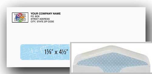 #9 Full Color Return Envelopes - Security Window