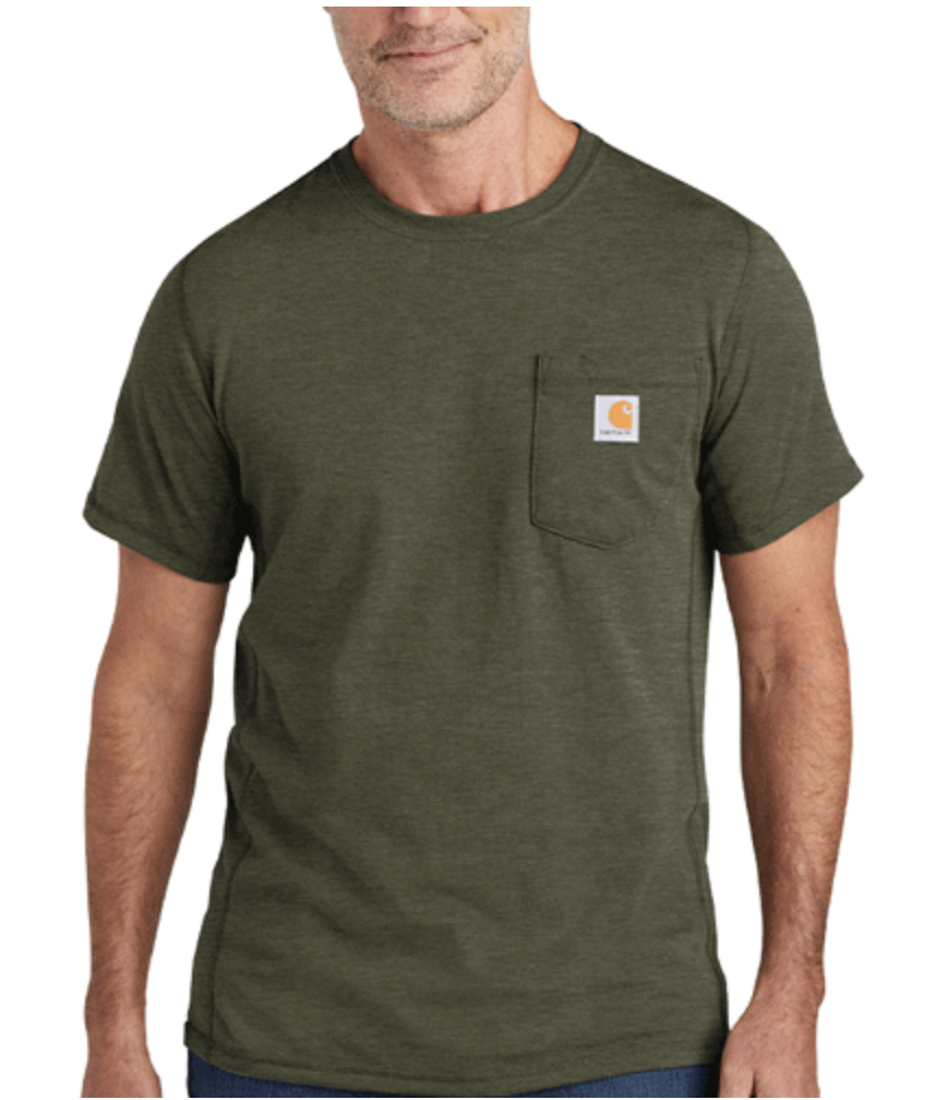 Carhartt Force Short Sleeve Pocket Tees | Printit4less.com