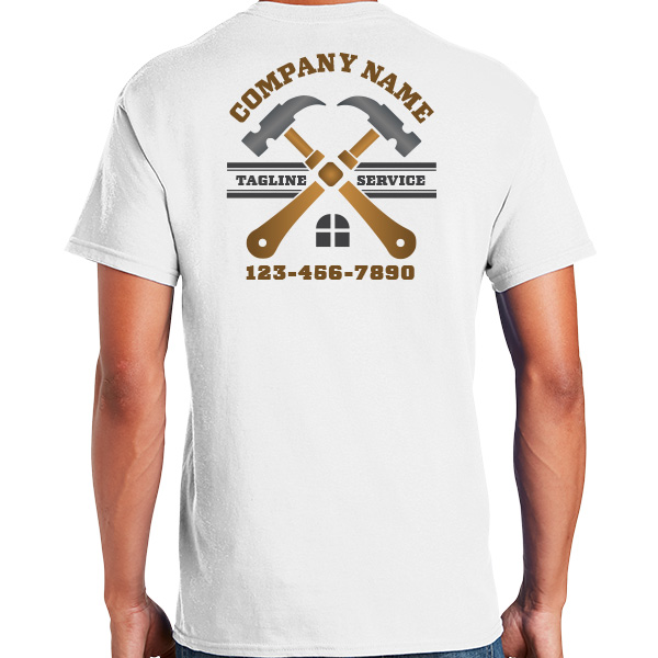 Custom Handyman Contractor Work Shirt | Printit4Less.com