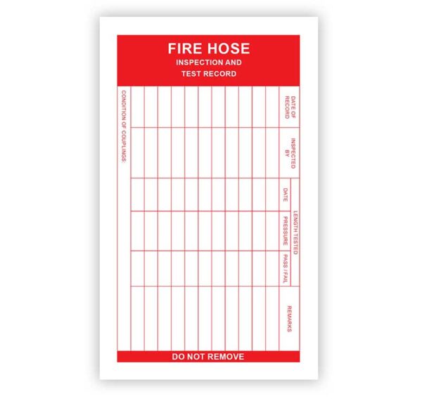 Fire Hose Inspection Label | Printit4less.com