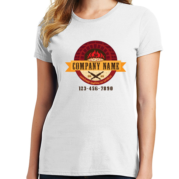 Personalized Brick Oven Pizzeria Shirts | Printit4Less.com