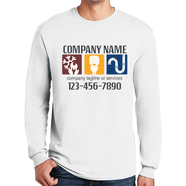 Heating, Plumbing & Electrical Contractor Shirts | Printit4Less.com