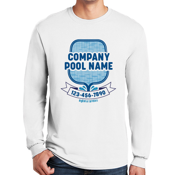 Custom Pool Cleaning Services Work Shirt | Printit4Less