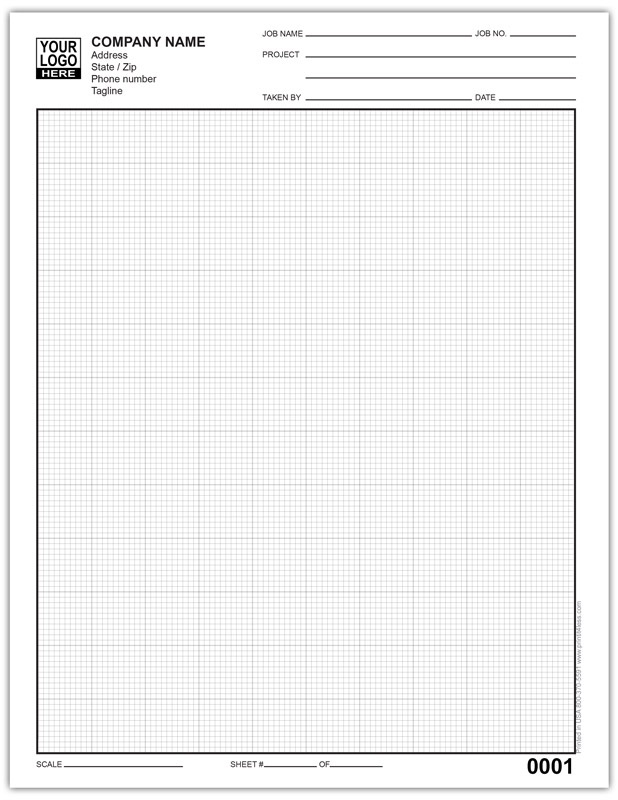 Work Order Graph Sheet | Printit4less.com