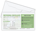 Custom Printed Church Offering Envelopes | Printit4less.com
