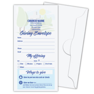 Custom Printed Church Offering Envelopes | Printit4less.com
