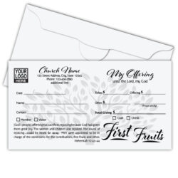 Custom Printed Church Offering Envelopes | Printit4less.com