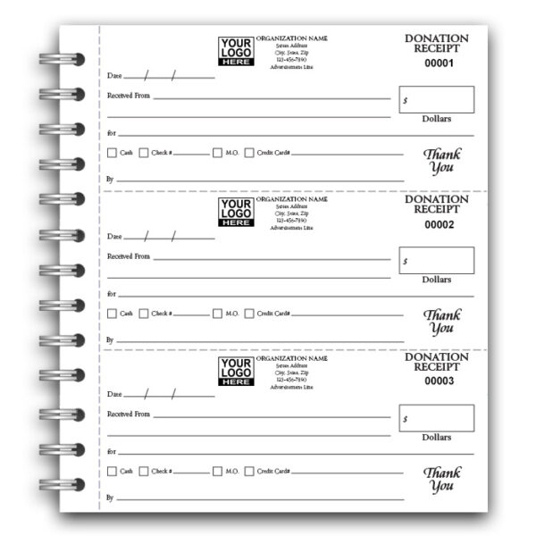 Custom Printed Receipt Books | Custom Receipt | Customized Invoice Book ...