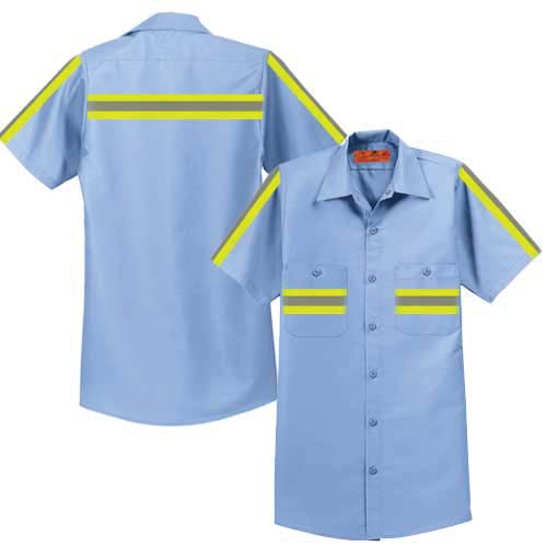 Red Kap Reflective Technician Work Shirts | Printit4less.com