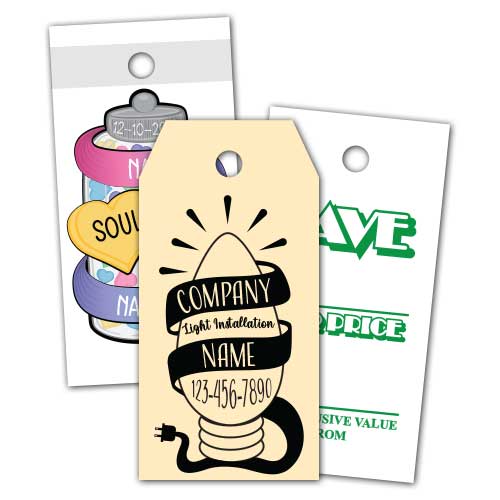 Upload Your Own Custom Printed Hang Tags | Printit4Less