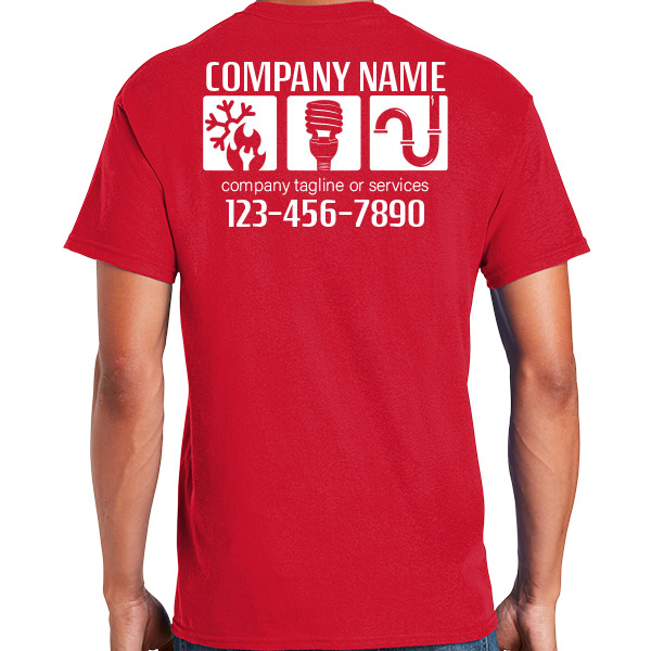 Heating, Plumbing & Electrical Company Shirts | Printit4less.com